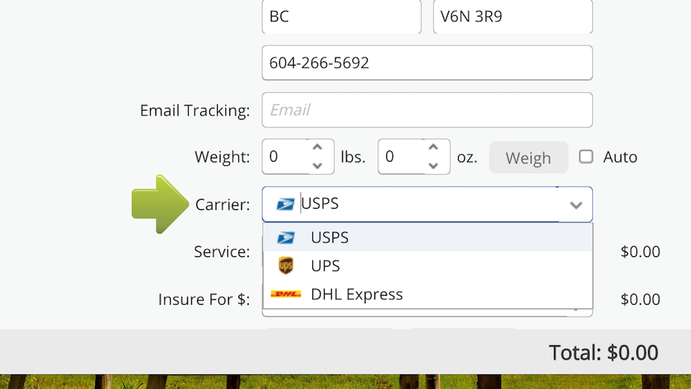 DHL Express from Stamps.com – Stamps