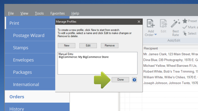 Connect a BigCommerce Store – Stamps