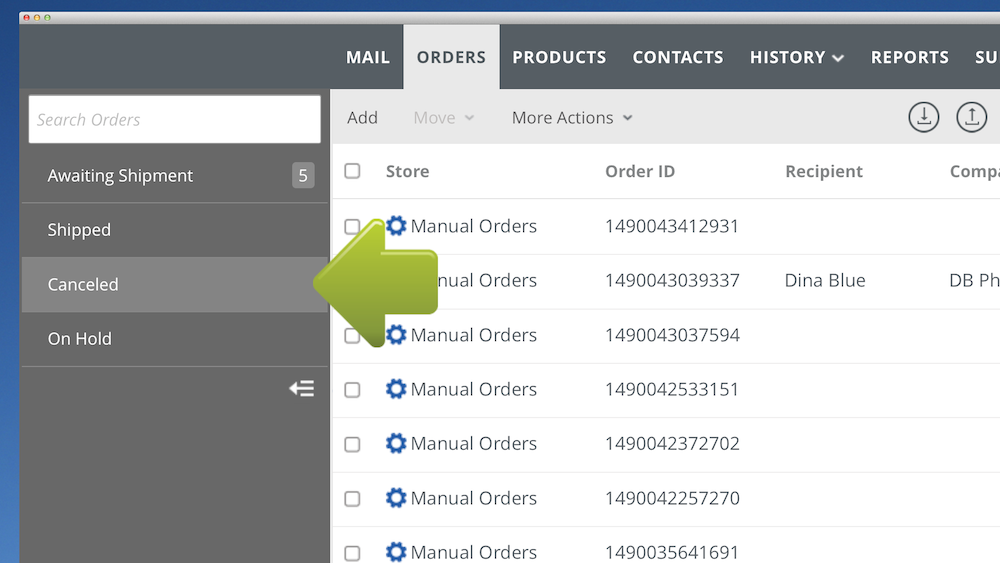 Create Manual Orders – Stamps