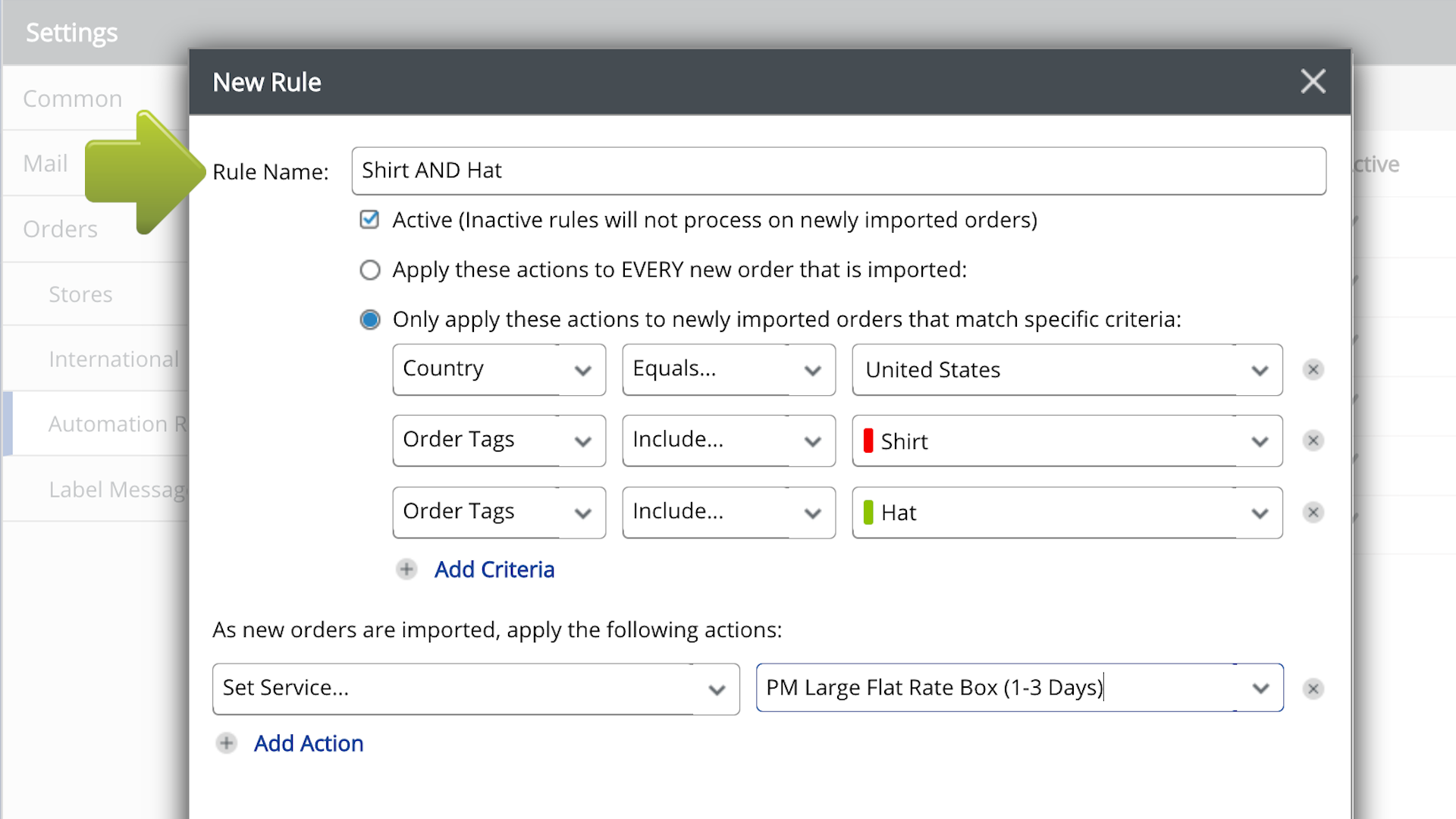 Automation Rules Examples – Stamps