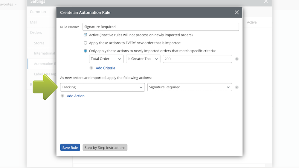 Using Automation Rules – Stamps