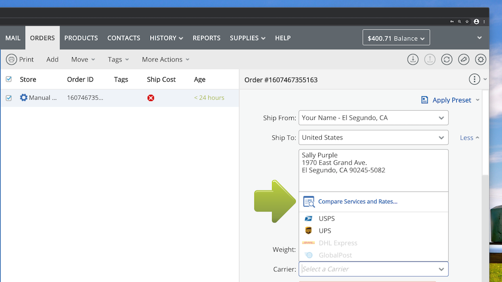 Compare Rates with Rate Advisor – Stamps