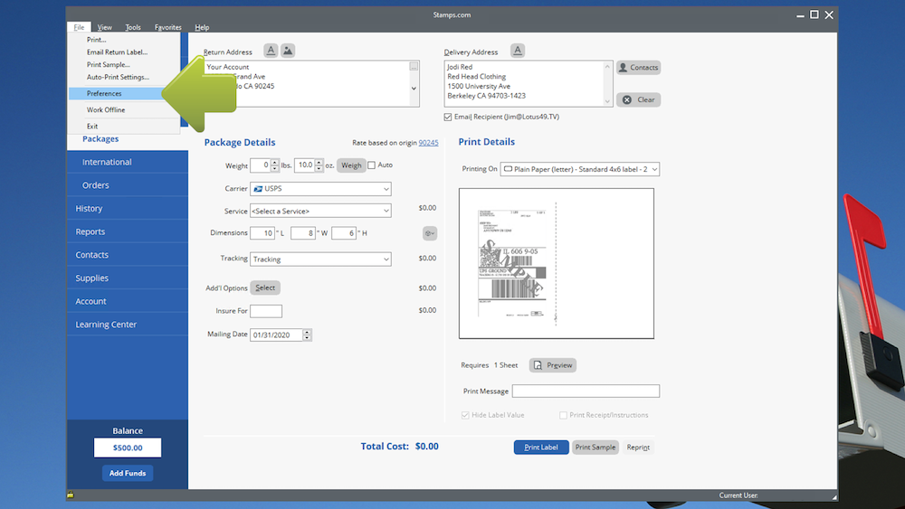Installing Stamps.com PC Software – Stamps