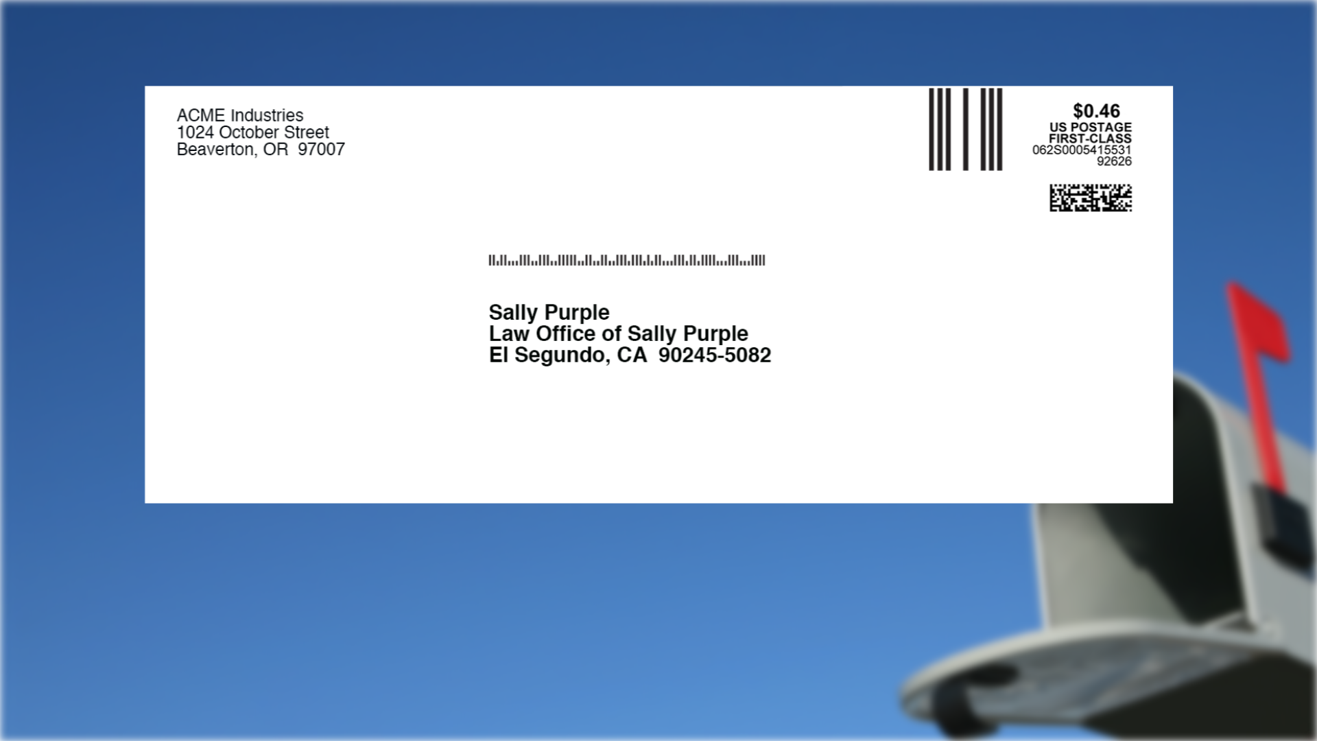 Print & Mail Envelopes – Stamps