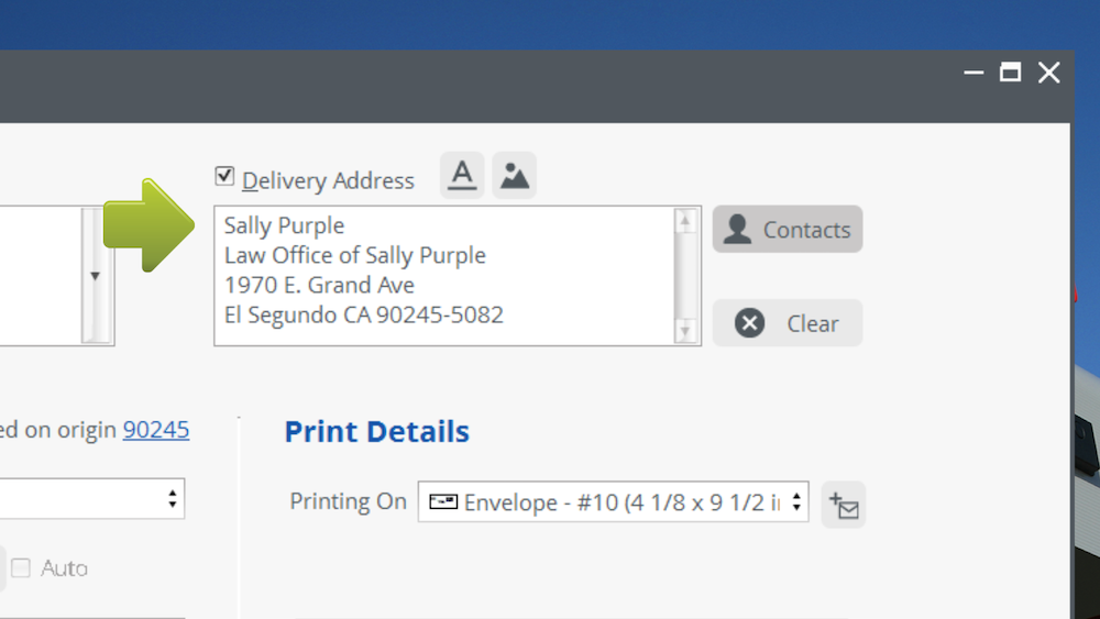 Print & Mail Envelopes – Stamps