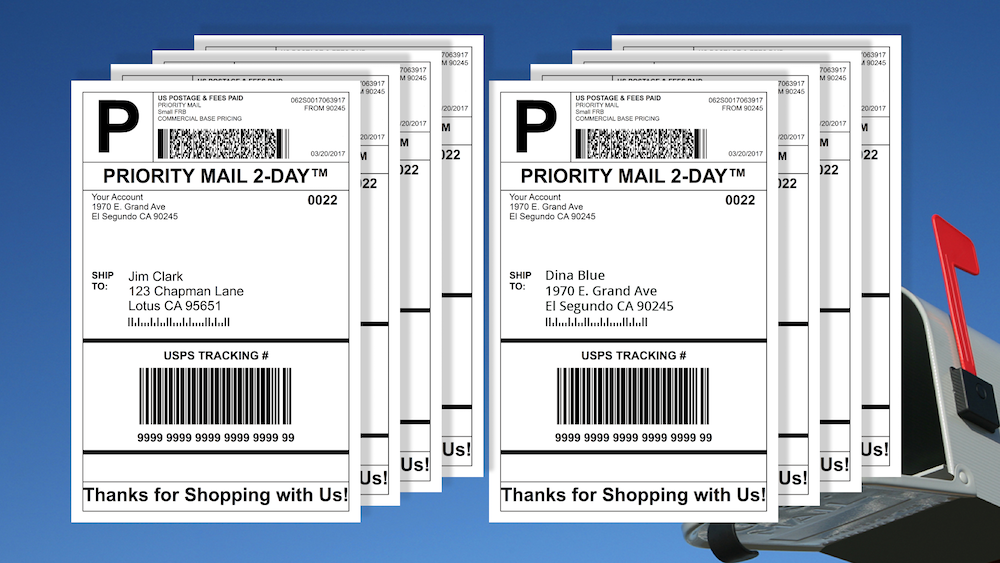 Create & Print Shipping Labels – Stamps