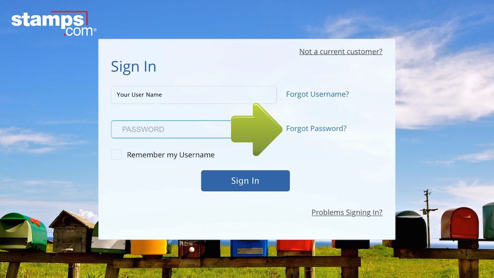 Change or Reset Your Account Passwords – Stamps