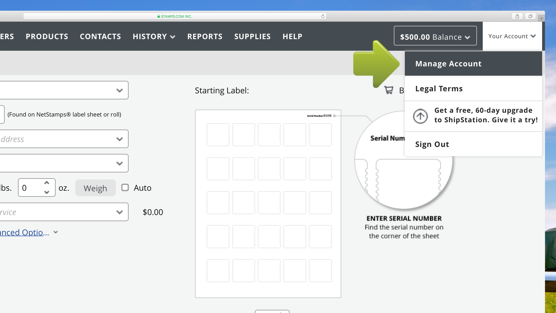 Manage Account Users – Stamps