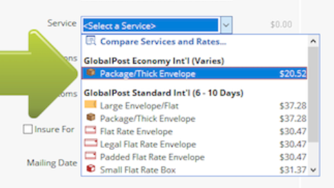 GlobalPost from Stamps.com – Stamps