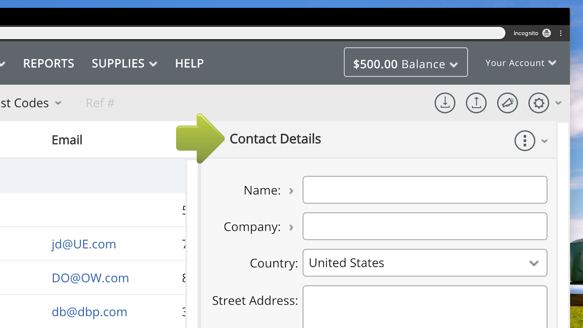 Manage Your Contacts List – Stamps