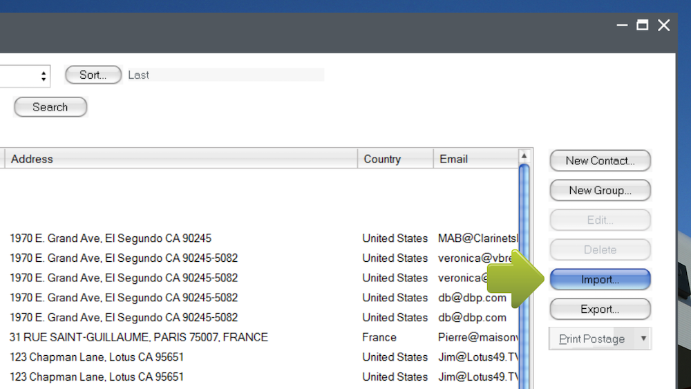 Manage Your Contacts List – Stamps