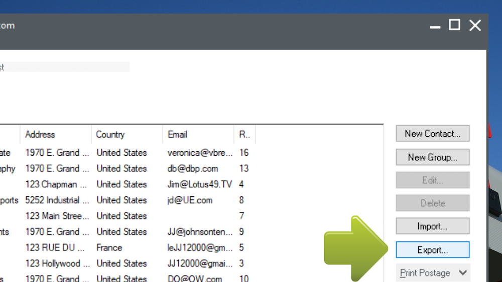 Manage Your Contacts List – Stamps