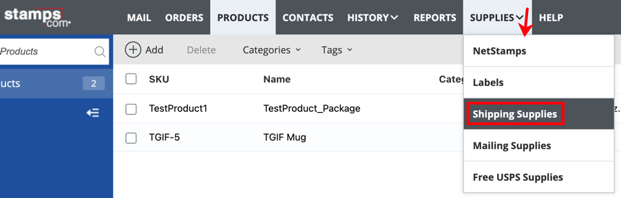 Buy Shipping Supplies – Stamps