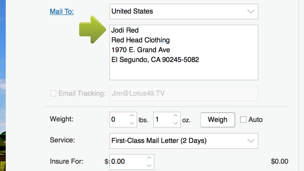 Send Certified or Registered Mail – Stamps
