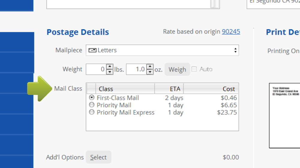 Send Certified or Registered Mail – Stamps