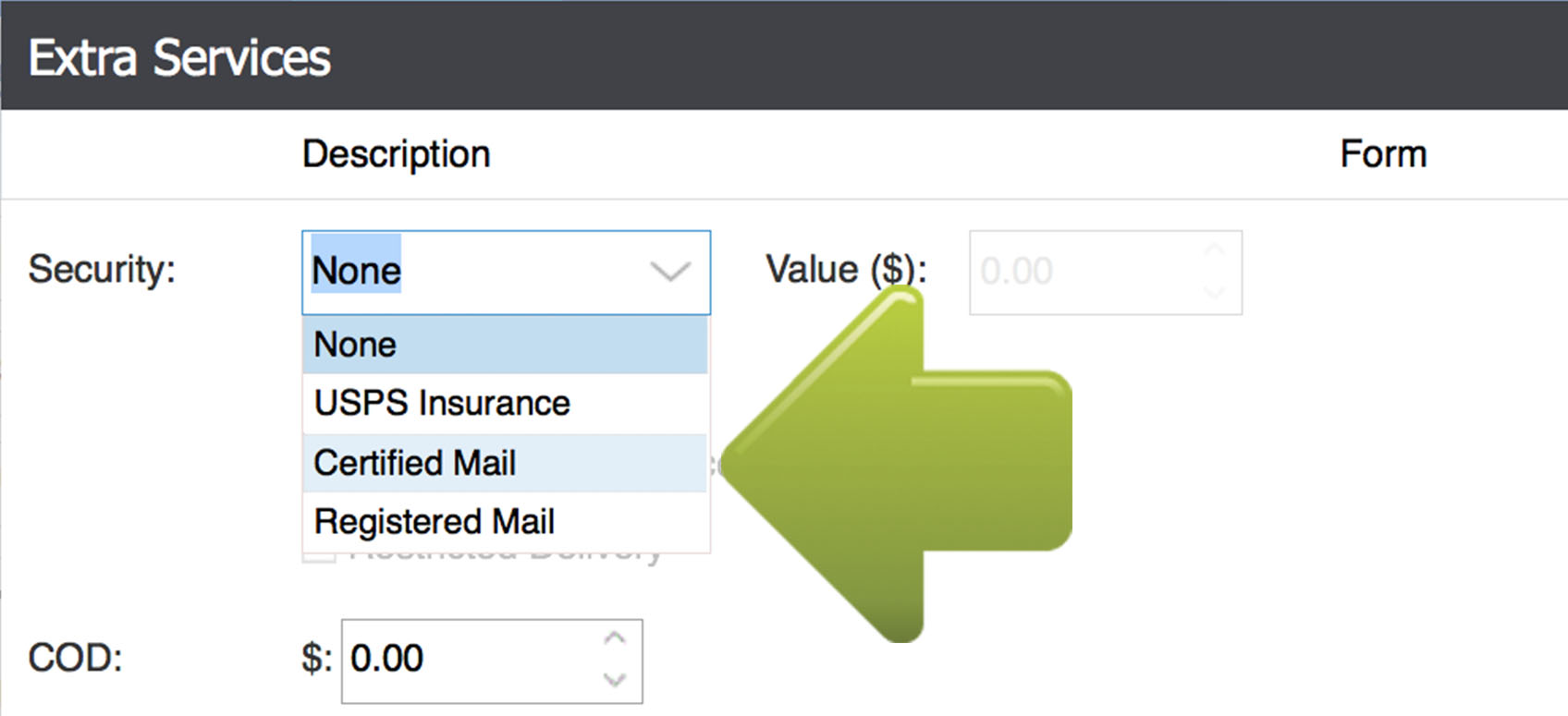 Send Certified or Registered Mail – Stamps