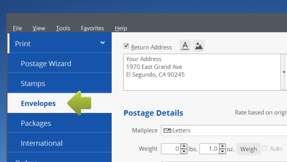 Send Certified or Registered Mail – Stamps