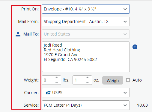 Send Certified or Registered Mail – Stamps