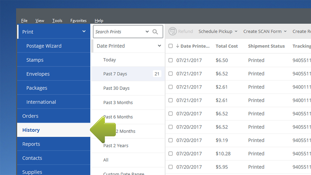 Create Return Labels – Stamps