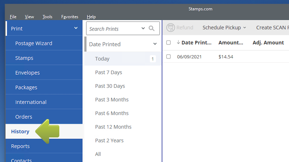 File a ParcelGuard™ Claim – Stamps