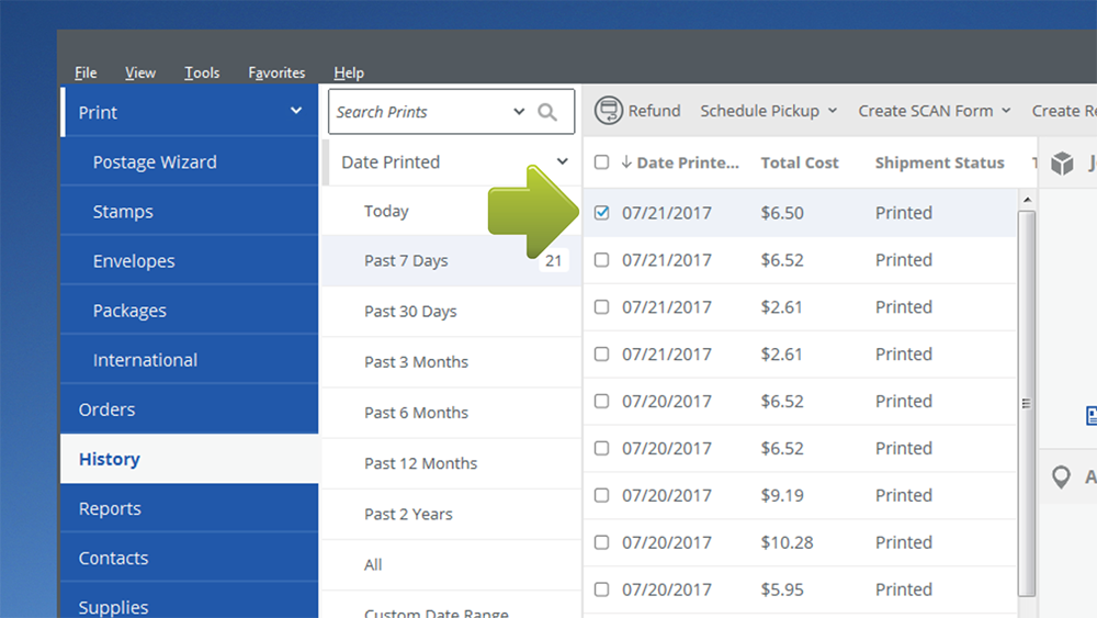 Create Return Labels – Stamps