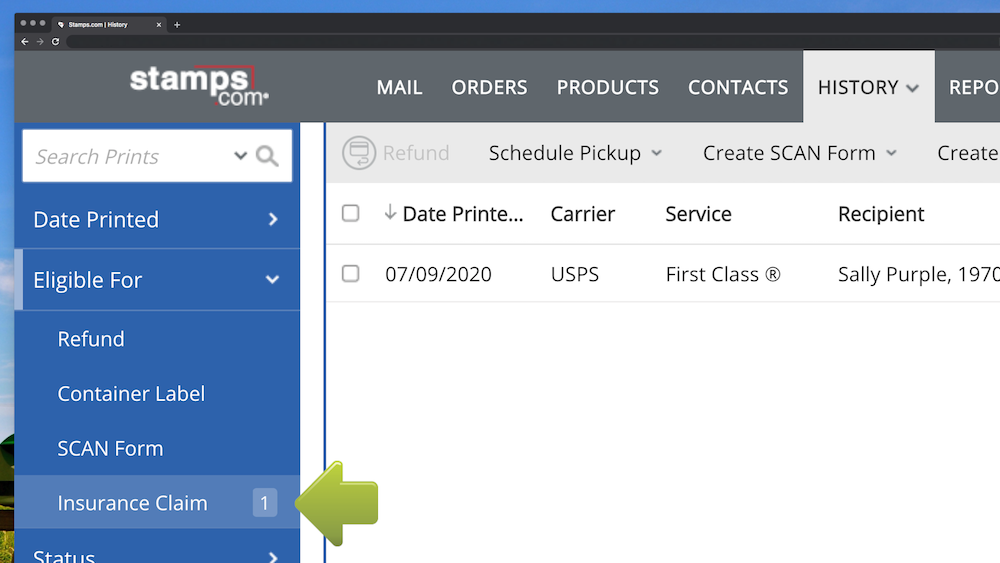 Insure Packages in Stamps.com – Stamps