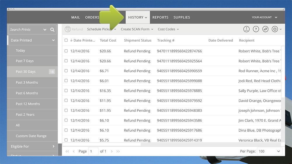 Track Your Shipments – Stamps