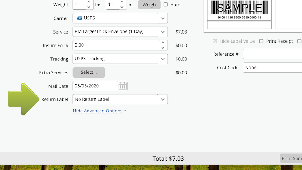 Create Return Labels – Stamps