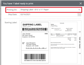 Create & Print Packing Slips – Stamps