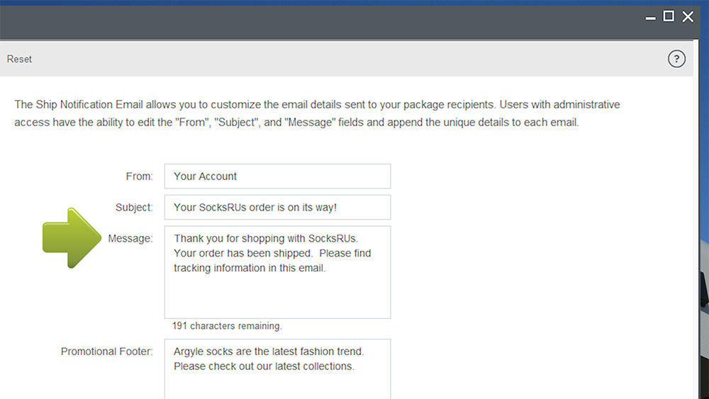 Send Shipment Notifications Emails – Stamps