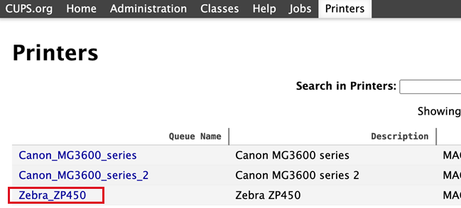 Set Thermal Printer Preferences – Stamps