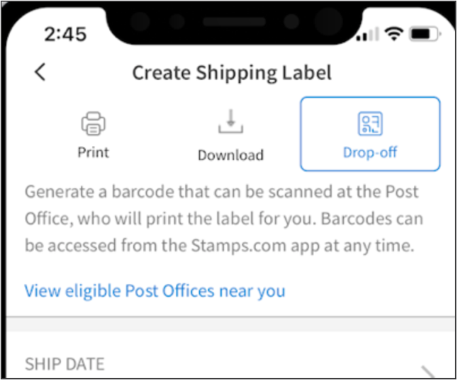 Create Shipping Labels in Stamps.com Mobile – Stamps