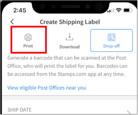 Create Shipping Labels in Stamps.com Mobile – Stamps