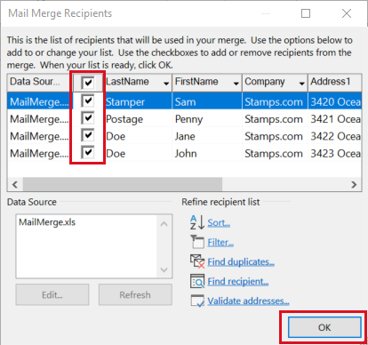 Print Postage from Microsoft Word or Outlook – Stamps