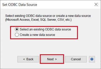 ODBC: Add an ODBC Source to the Stamps.com PC Software – Stamps