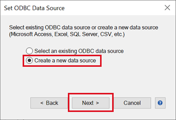 ODBC: Add a New ODBC Source in Windows – Stamps