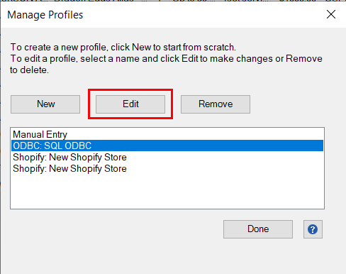 ODBC: Custom Queries – Stamps