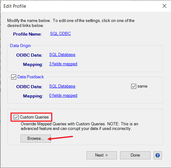 ODBC: Custom Queries – Stamps ODBC: Custom Queries – Stamps