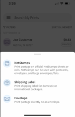 Create & Print NetStamps with Stamps.com Mobile – Stamps