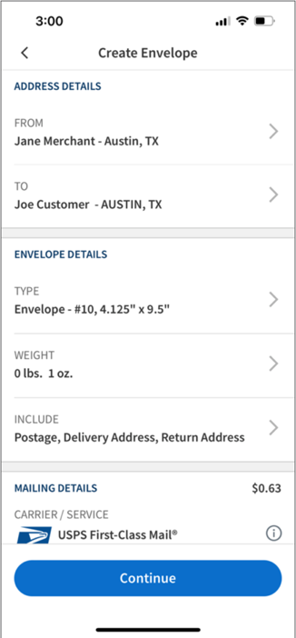 Create & Print Envelopes with Stamps.com Mobile – Stamps