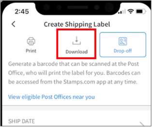 Create Shipping Labels in Stamps.com Mobile – Stamps