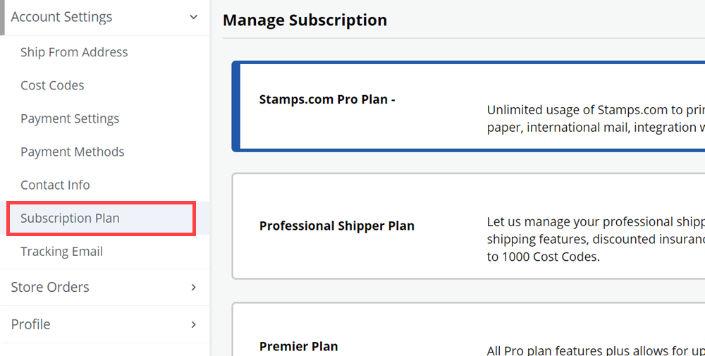 Close Your Account – Stamps