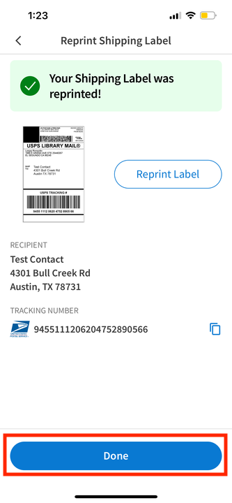 Reprint Shipping Labels in Stamps.com Mobile – Stamps