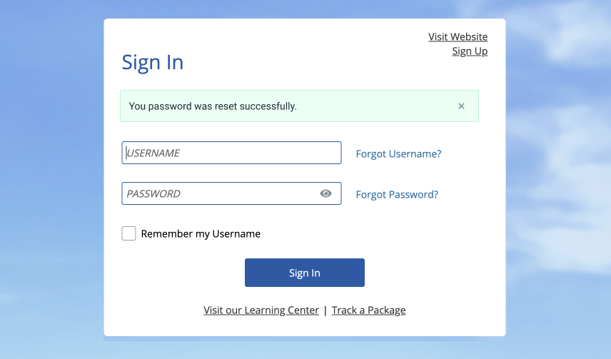 Change or Reset Your Account Passwords – Stamps