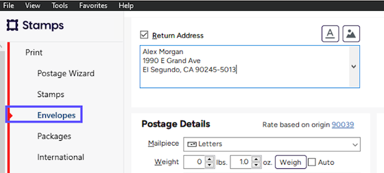 Send Certified or Registered Mail – Stamps