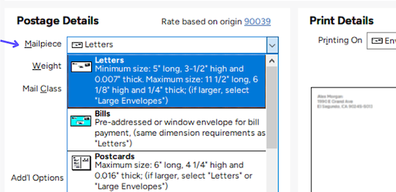 Send Certified or Registered Mail – Stamps