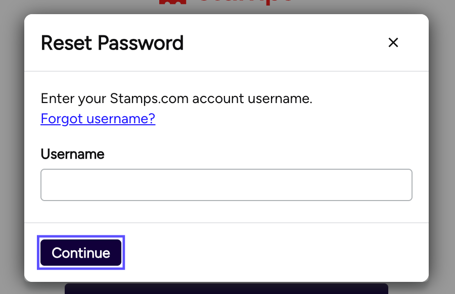 Change or Reset Your Account Passwords – Stamps